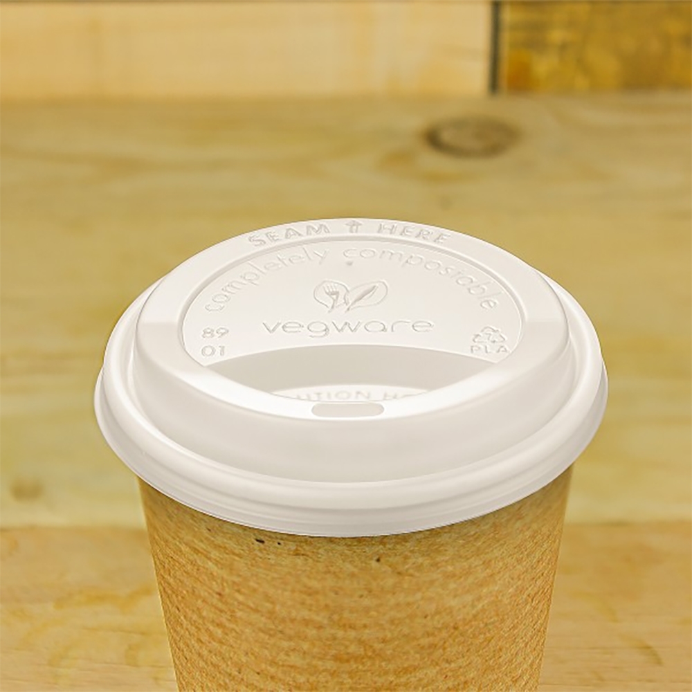10-20oz CPLA Hot Cup Lid White 89mm