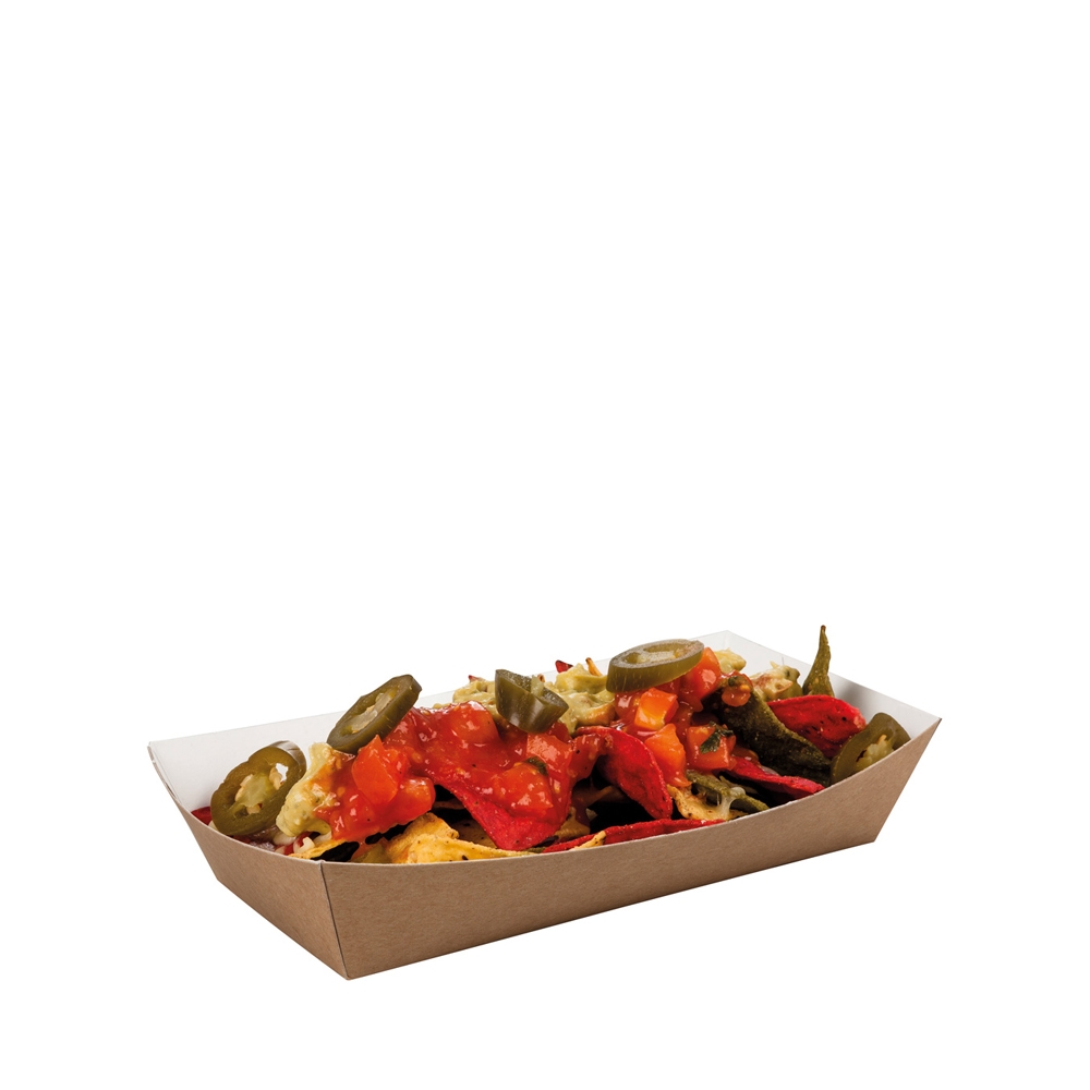 Large Kraft Tray 220x145x45mm