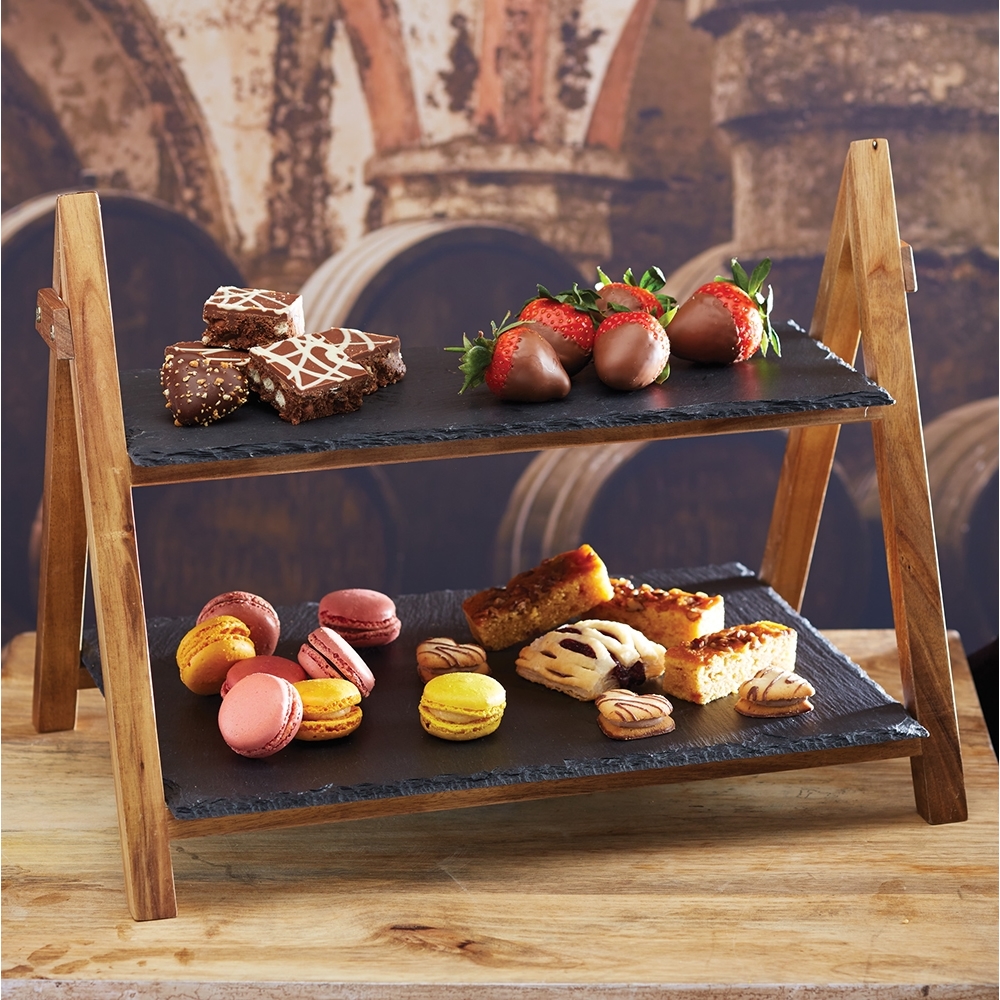 Artesà Two Tiered Food Presentation Stand, 2 Tier