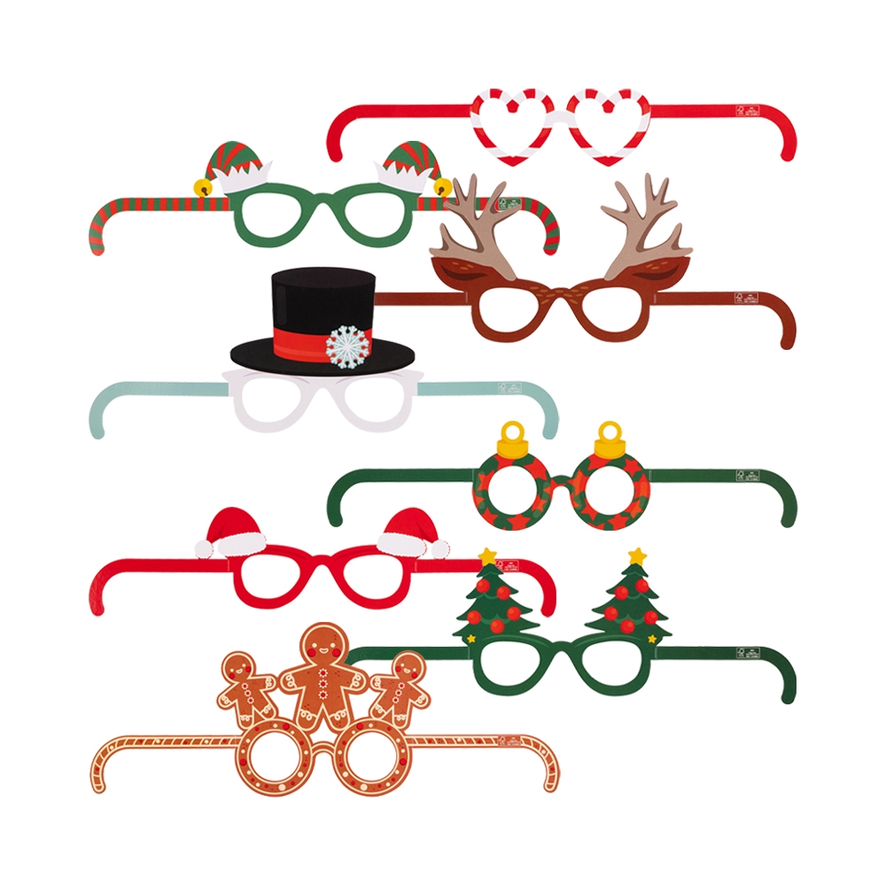 Christmas Novelty Glasses